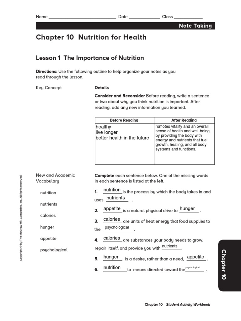 Chapter 10 Lesson 2 Notessss Pdf Pdf