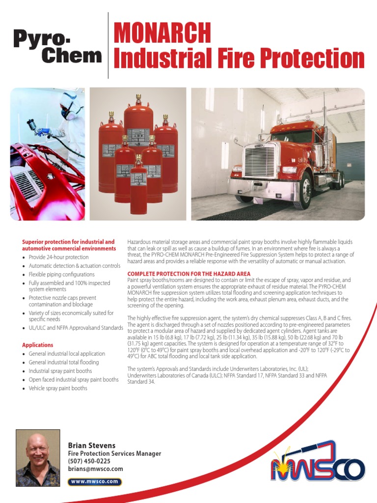 Pyro Chem MONARCH Industrial Fire Protection MWSCO | Download Free PDF ...