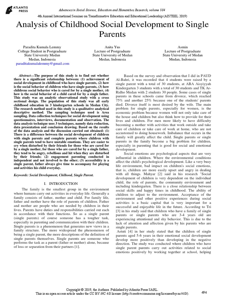 Analysis_of_Childhood_Social_Development | PDF | Family | Child Development