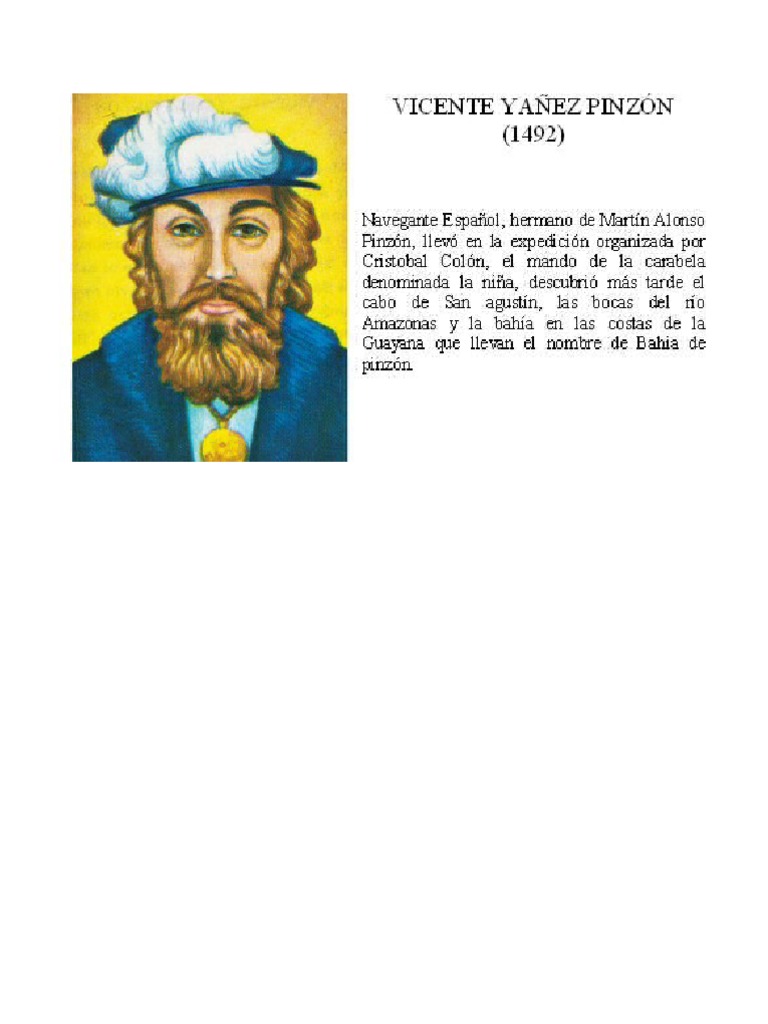 Vicente Yañez Pinzón | PDF