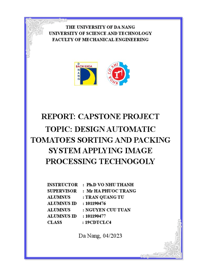 Automatic Tomato Sorting System Design | PDF | Programmable Logic ...