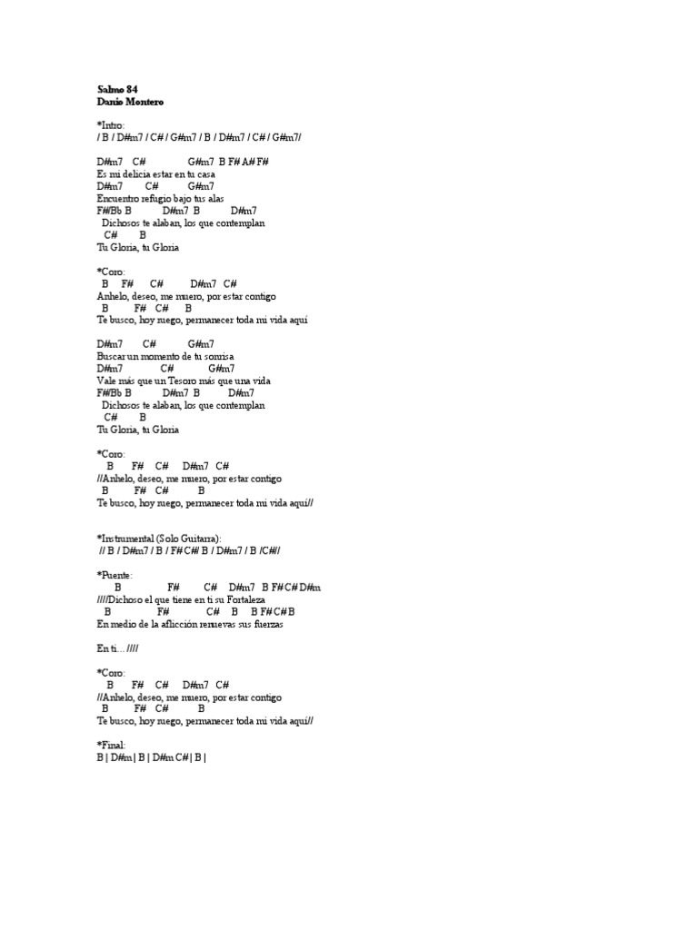 Salmo 84 | PDF