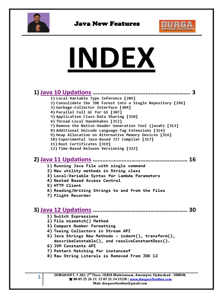 Java Newfeatures Pdf Java Programming Language Anonymous Function