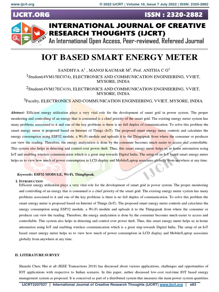 Iot Power Meter | PDF
