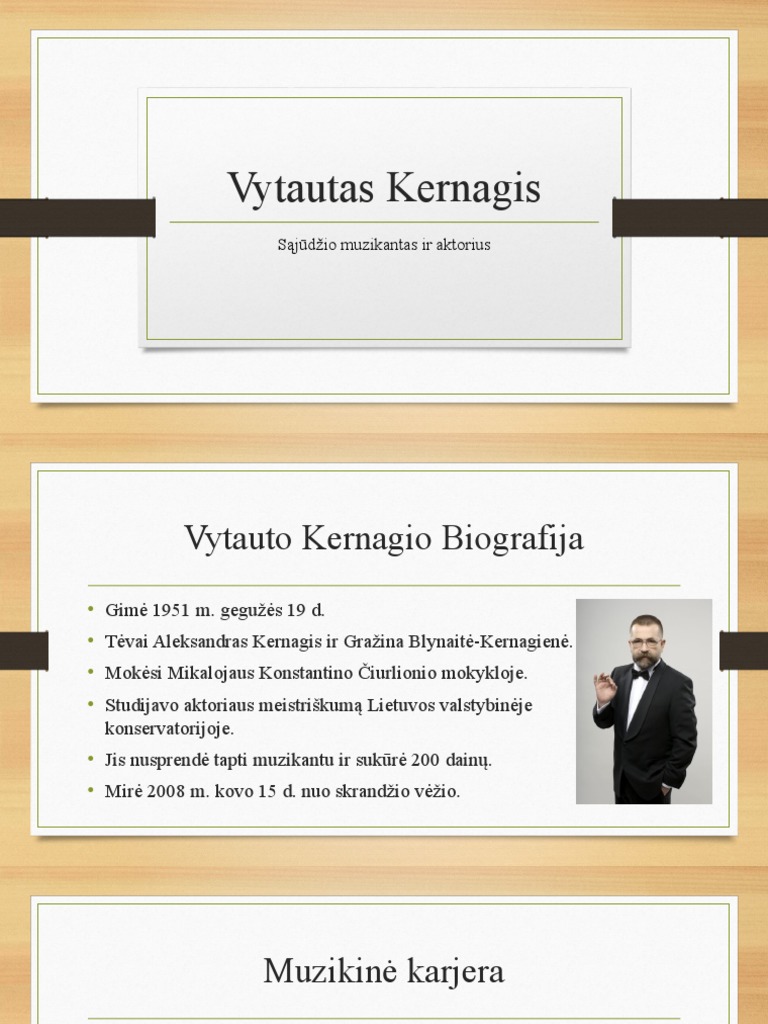 Vytautas Kernagis | PDF