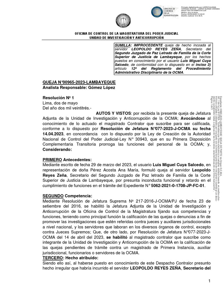 exp-00965-2023-queja-de-parte-de-origen-o-c-m-a-resoluci-n