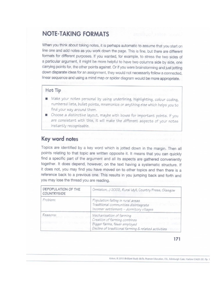3. Note-taking -Examples | PDF