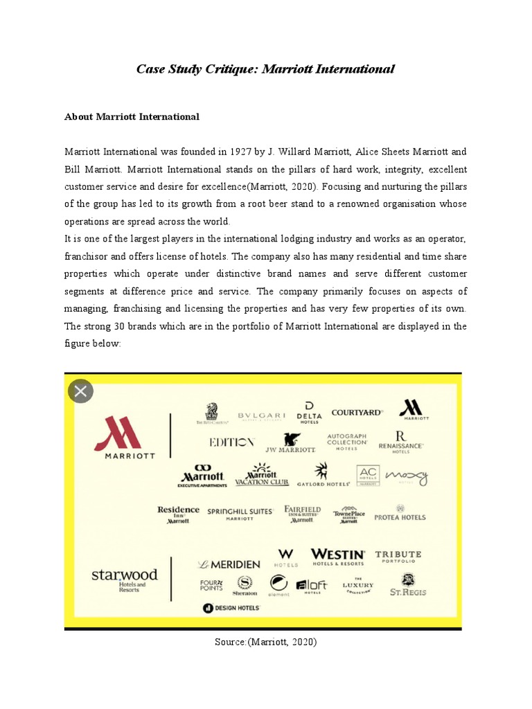 About Mariott International | PDF | Marriott International | Hotel
