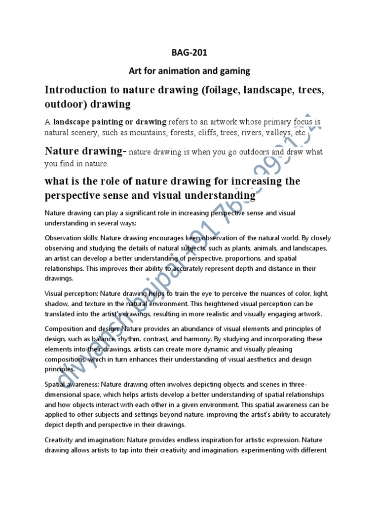 Notes Regarding Animation 1st Semester | PDF | Drawing | Figure Drawing