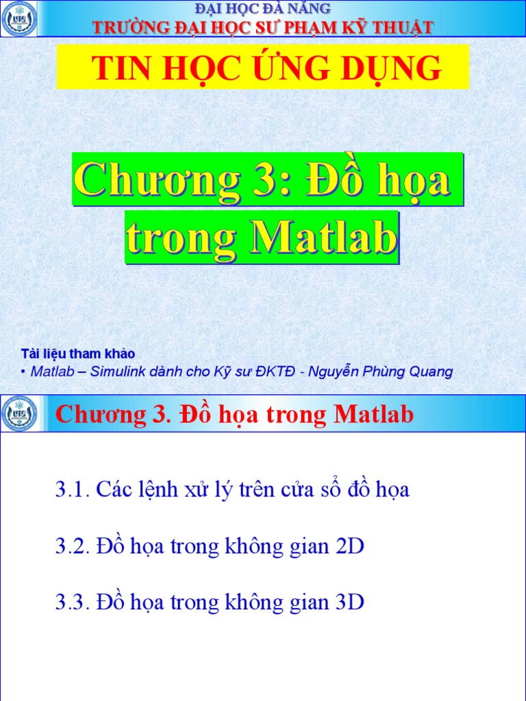 3 - Chuong 3 - Do Hoa Trong Matlab | PDF