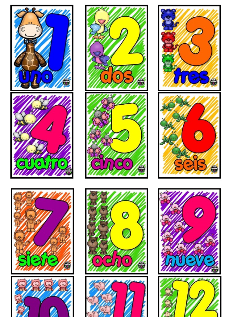 Numeros Del 1-20 | PDF