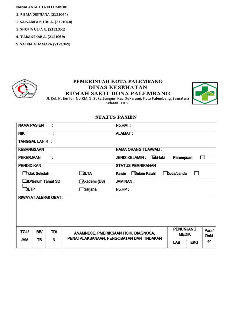 FORMULIR RAWAT JALAN | PDF