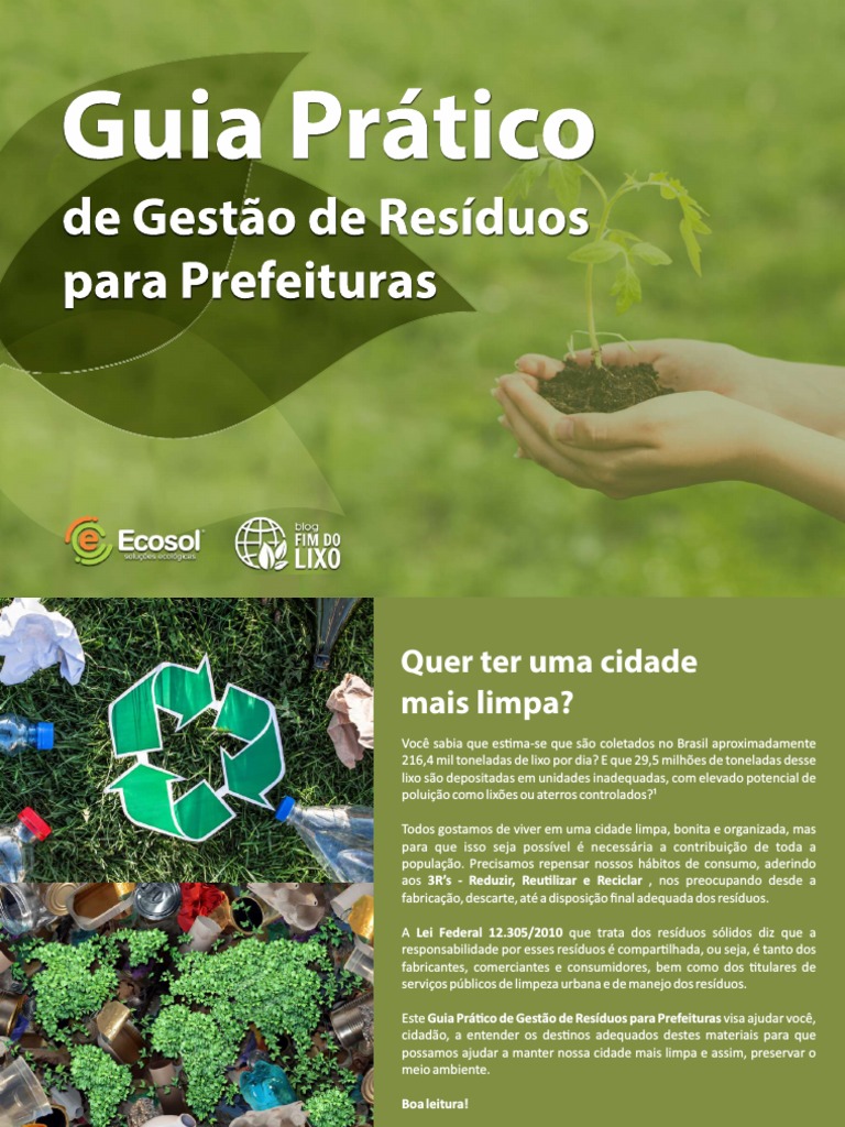 GUIA PRÁTICO DE GESTÃO DE RESÍDUOS - PREFEITURAS - Compressed | PDF ... GUIA PRÁTICO DE GESTÃO DE RESÍDUOS - PREFEITURAS - Compressed | PDF ...