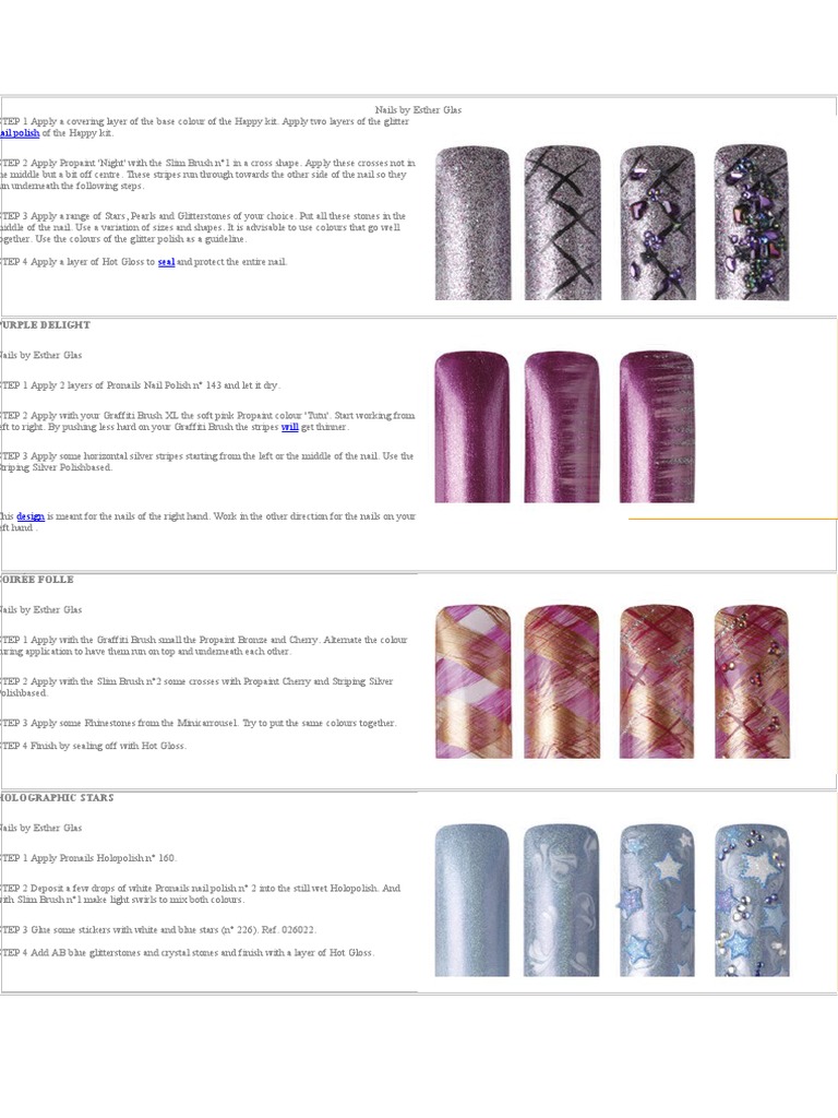 Nail Art Desing | PDF | Nail (Anatomy) | Acrylic Paint