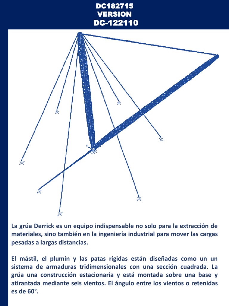 FICHA TECNICA Mini Derrick | PDF