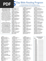 The Official 365 Day Reading Plan For The Bible in A Year | PDF | Bible ...