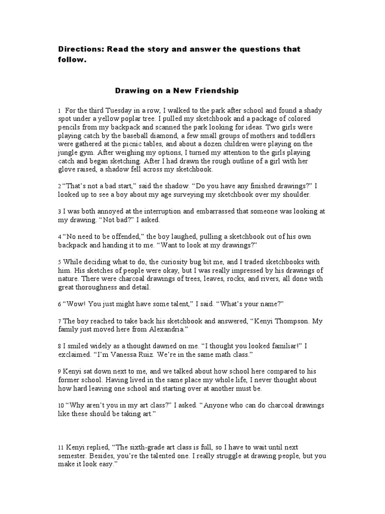 Research 2 Diagnostic Test | PDF | Drawing