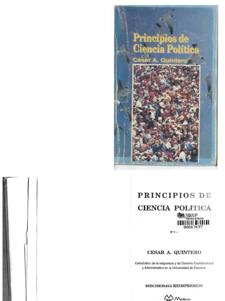 Principios de Ciencias Políticas - Cesar Quintero | PDF