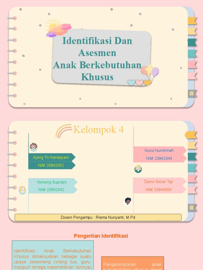 Identifikasi & Asesmen Anak Berkebutuhan Khusus | PDF