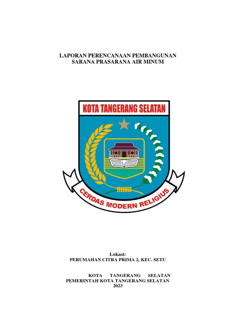Laporan Perencanaan Menara Air Dan Sumur Dalam | PDF | Sains & Matematika