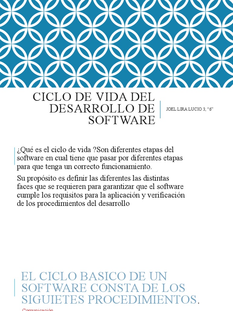 Ciclo de Vida Del Desarrollo de Software | PDF | Software | Ingeniería ...