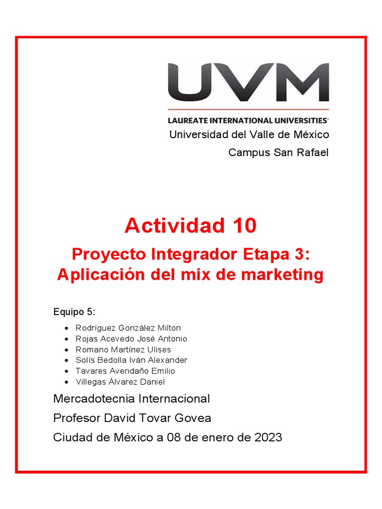 Proyecto Integrador Etapa 3 PDF | PDF