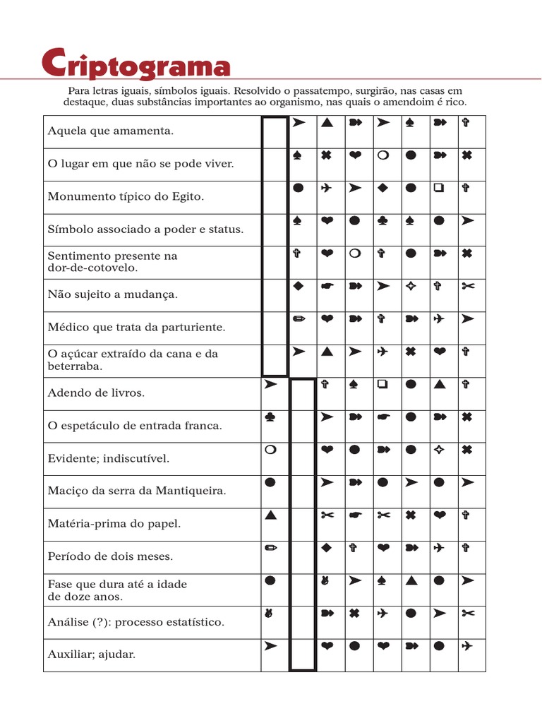 Criptograma | PDF