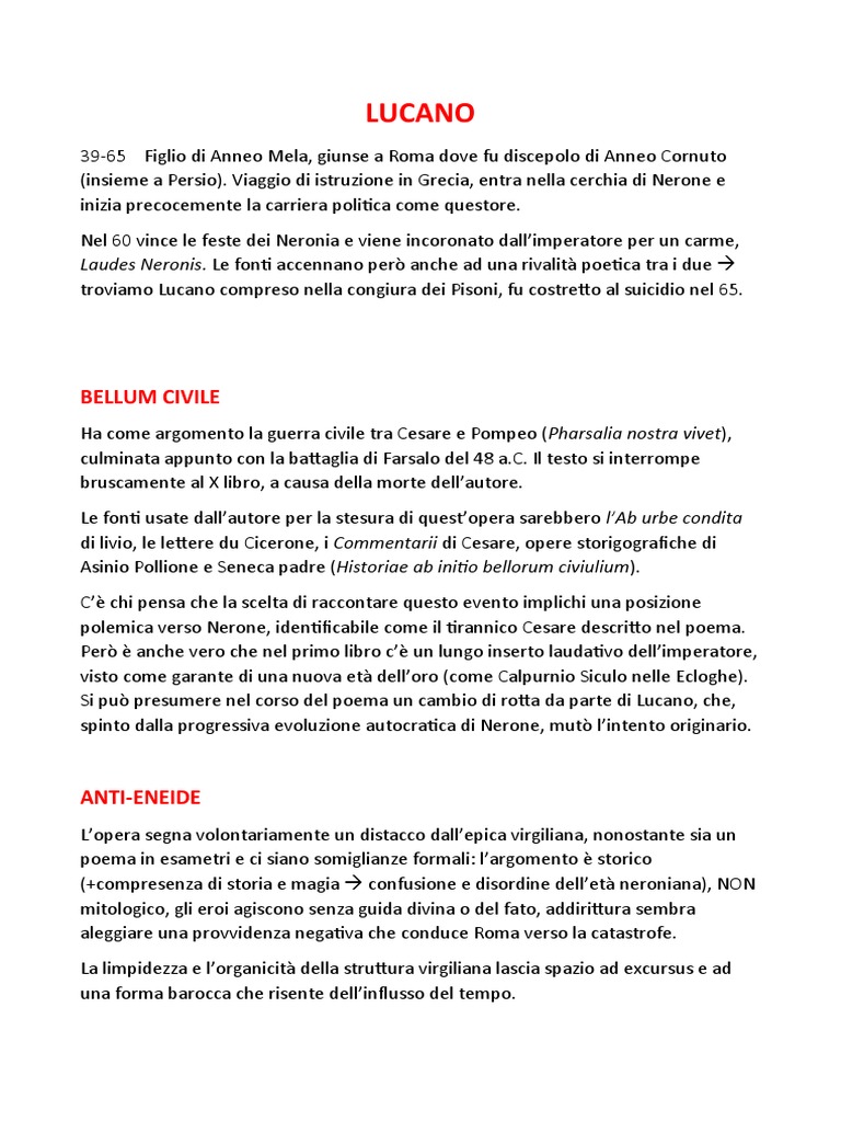 LUCANO | PDF