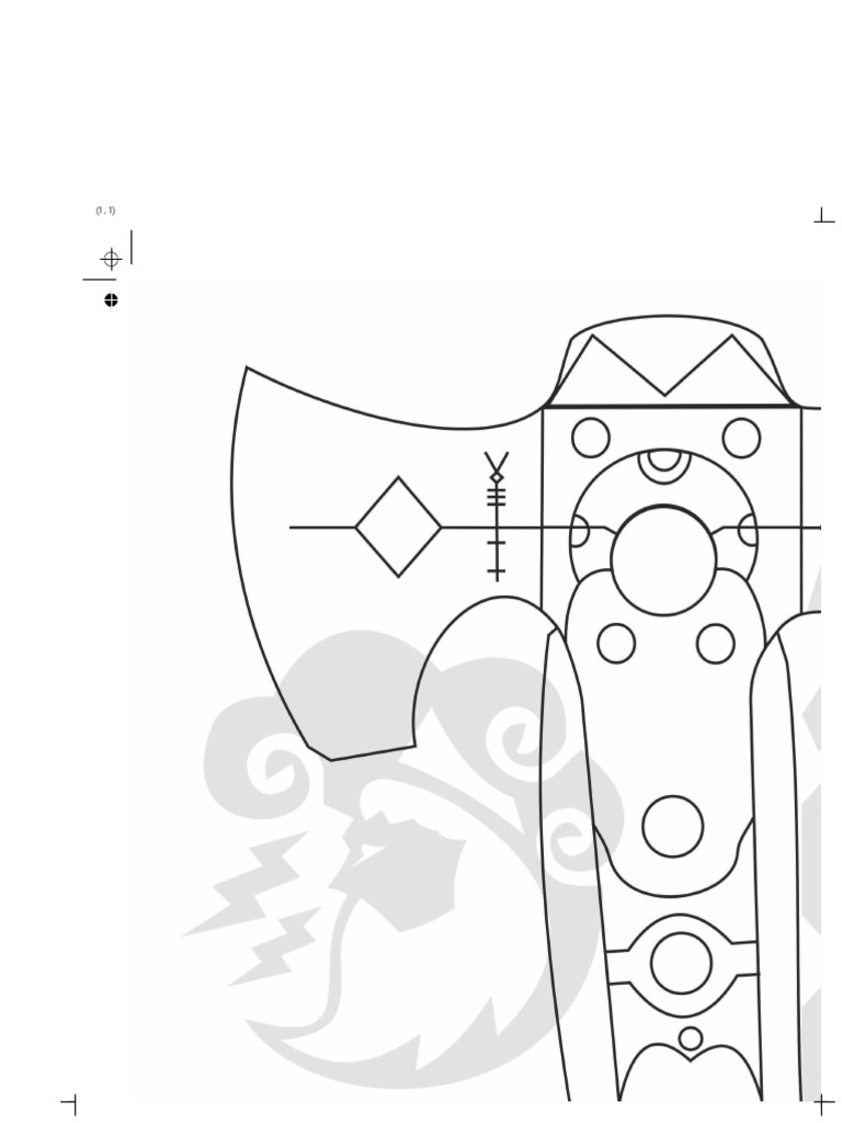 Plantilla Hacha Leviathan (carta) | PDF