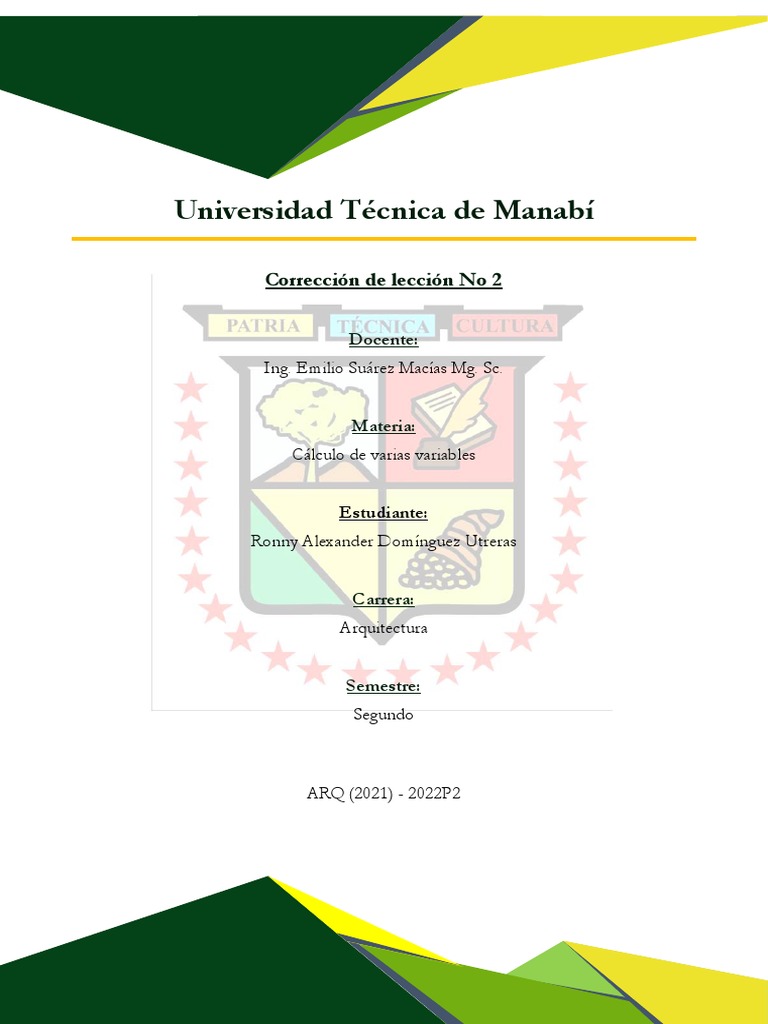 Portada UTM CVV | PDF