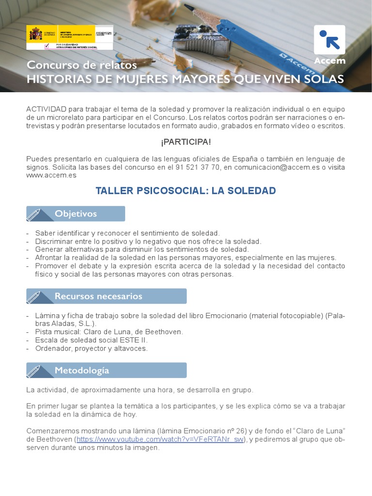 Ficha Emocion Soledad | PDF