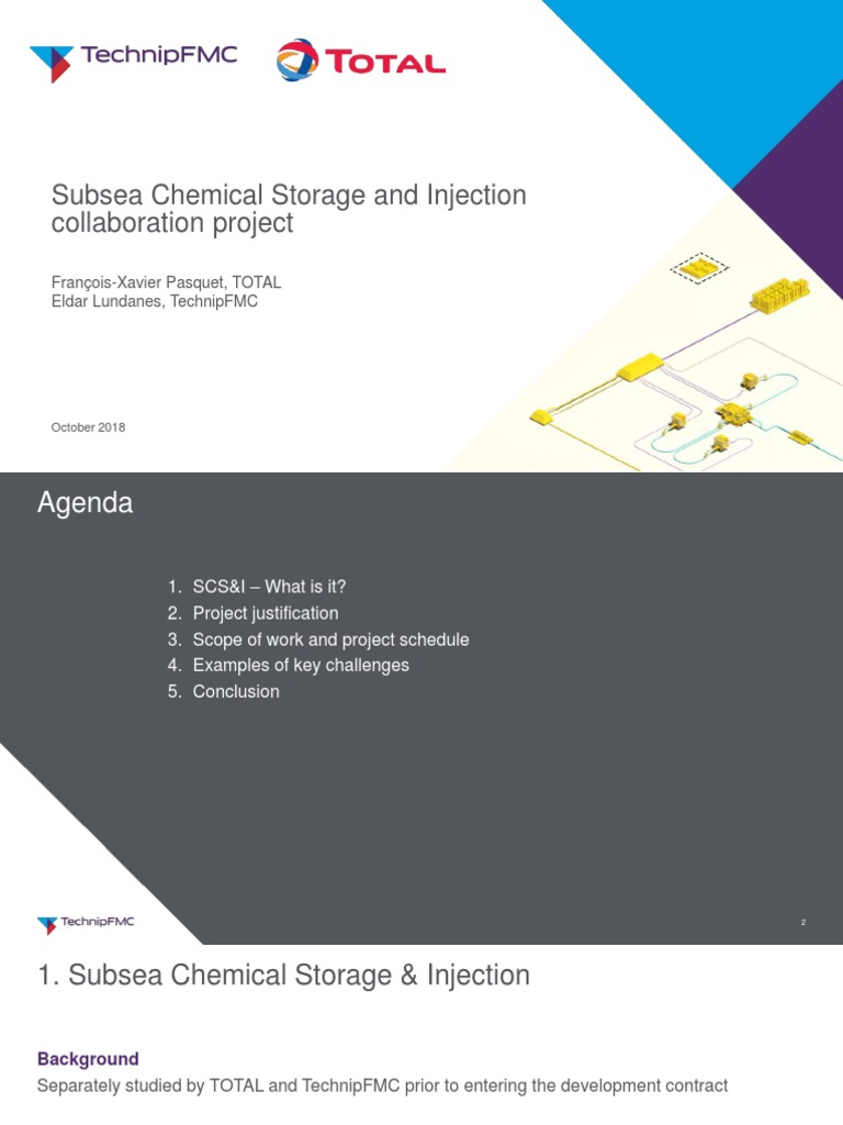 Eldar Lundanes Subsea Chemical Storage and Injection | PDF