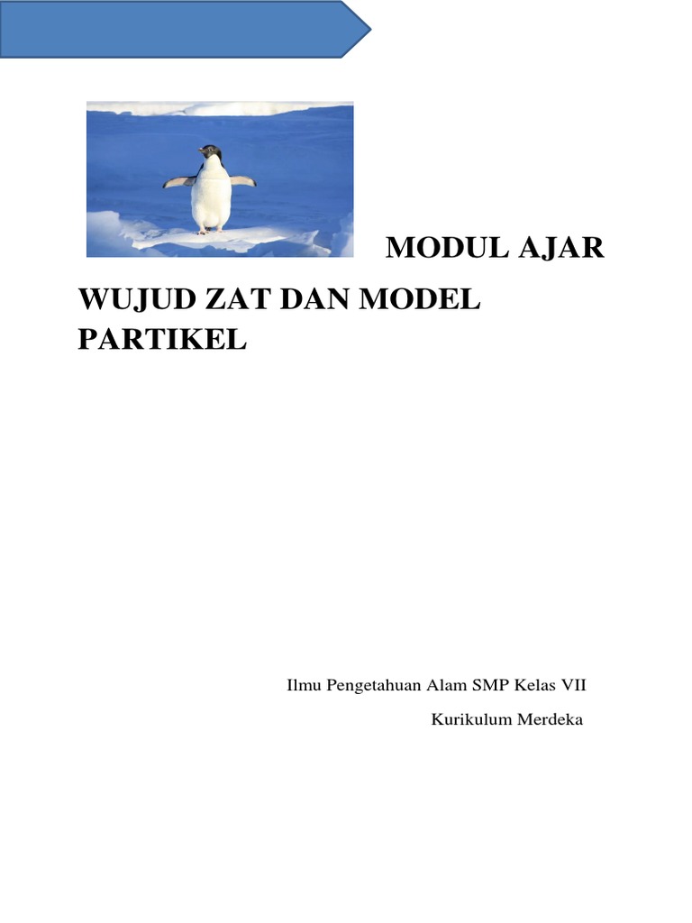 Wujud Zat dan Model Partikel SMP VII | PDF | Karier & Perkembangan