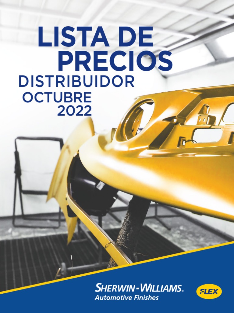 .Lista Precios Distribuidor - SW Flex - Octubre 2022 | PDF | Color | Rojo