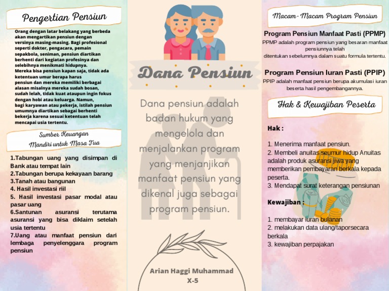 Leaflet DANA PENSIUN | PDF