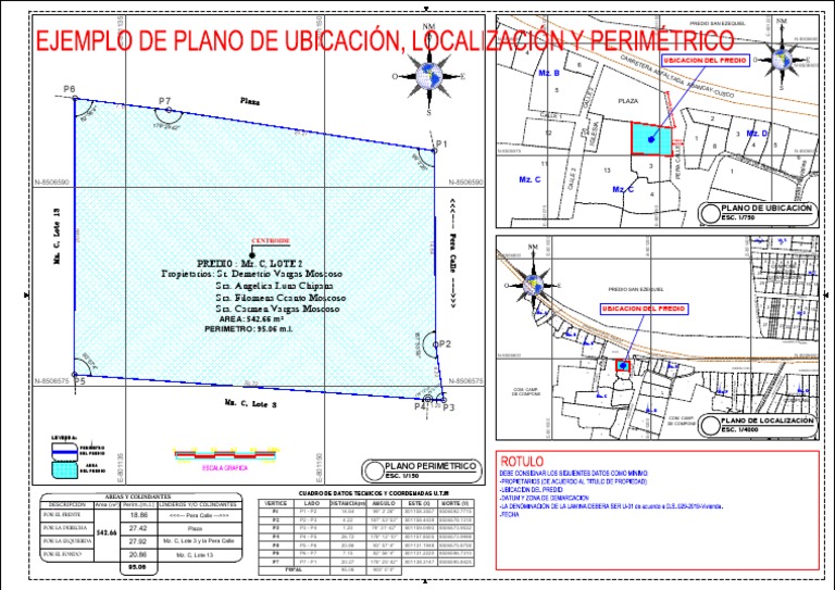 Ejemplo de Plano Ubicacion 9 | PDF