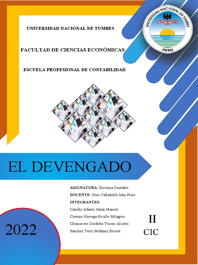 Principio de Devengado. | PDF | Contabilidad | Dinero