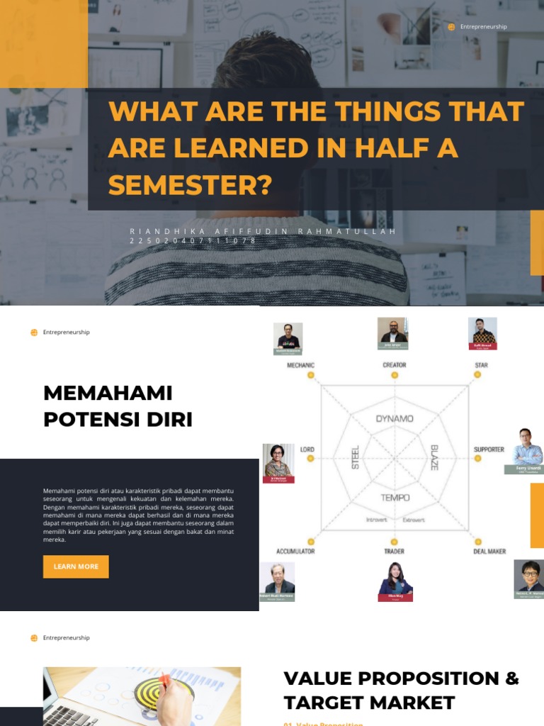 What Are The Things That Are Learned in Half A Semester | PDF