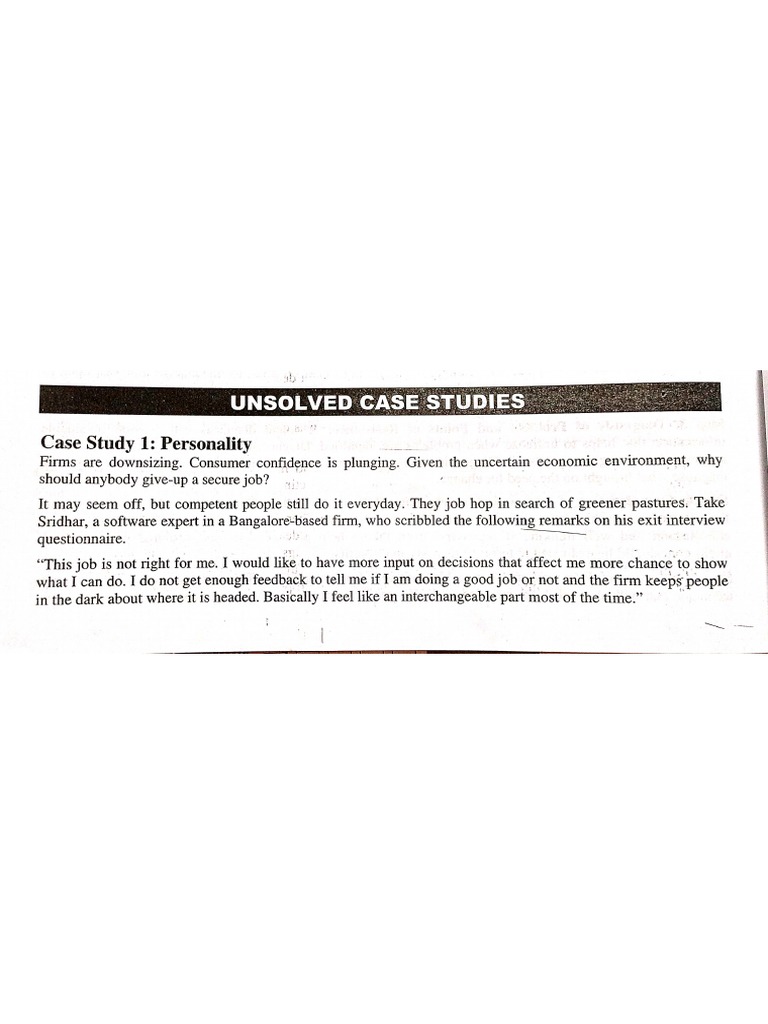 Unsloved Case Study Design Thinking | PDF Unsloved Case Study Design Thinking | PDF