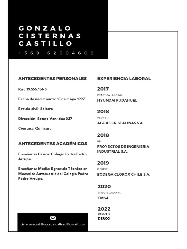CV Gonzalo PDF | PDF