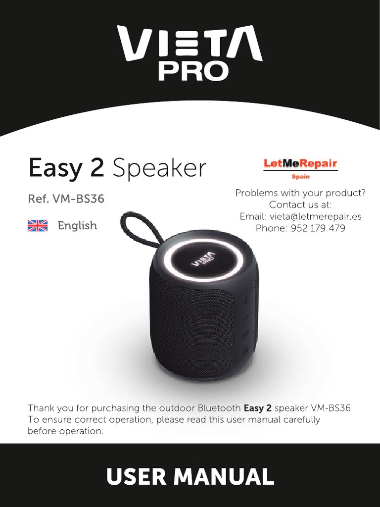 Manual VM-BS36 English | PDF