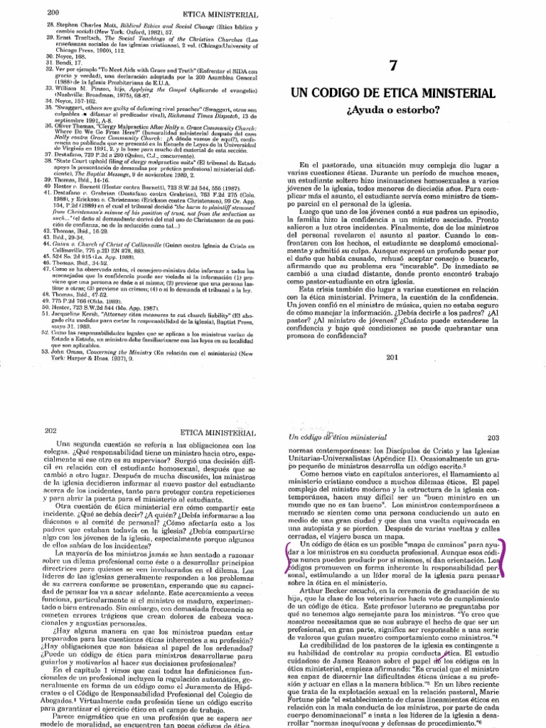 101-108 - Ã Tica Ministerial - Joe Trull y James Carter | PDF