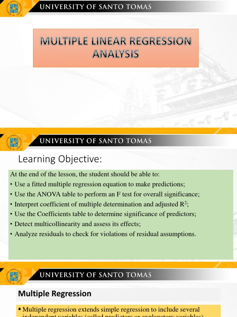 A Guide to Analyzing Multiple Regression Models and Assessing Model Fit ... A Guide to Analyzing Multiple Regression Models and Assessing Model Fit ...
