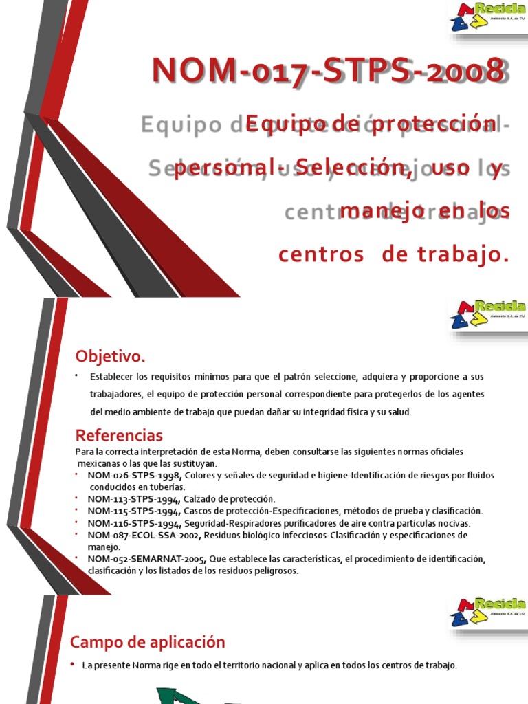 Nom 017 Stps | PDF | Guante