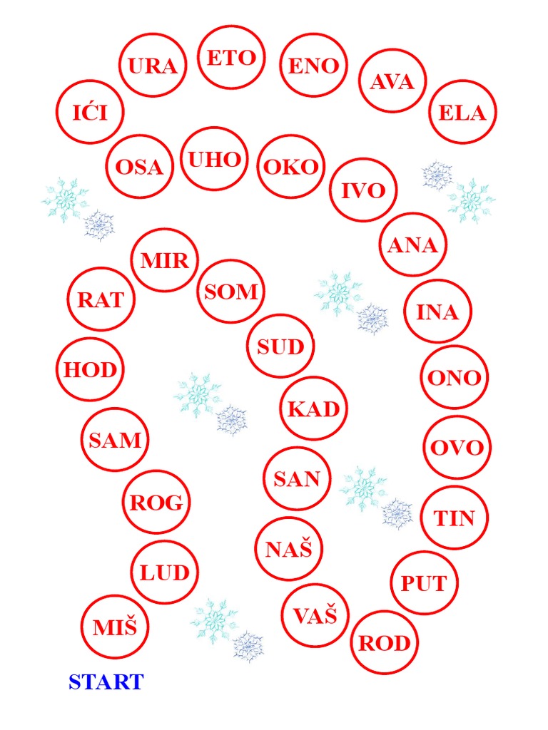Citanje-3-slova-IGRA | PDF