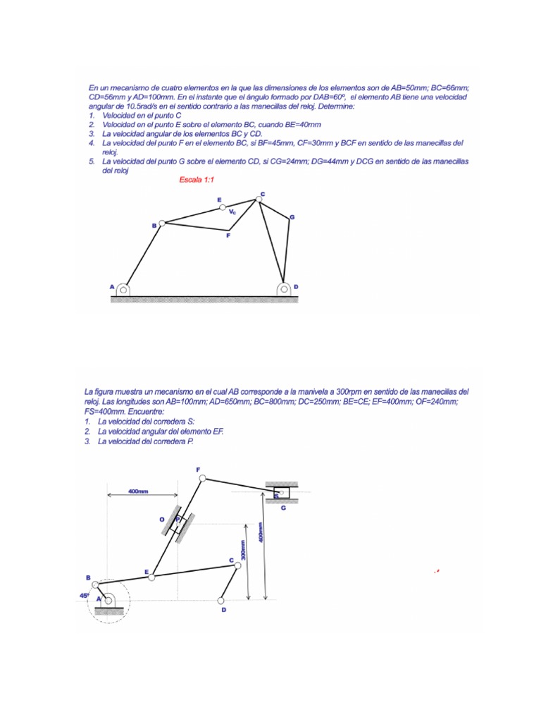 ACTIVIDAD 3. Documento Técnico Cinemática de Mecanismos PDF | PDF