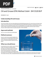 Method 1664 Revision B N Hexane Extractable Material HEM Oil and Grease ...