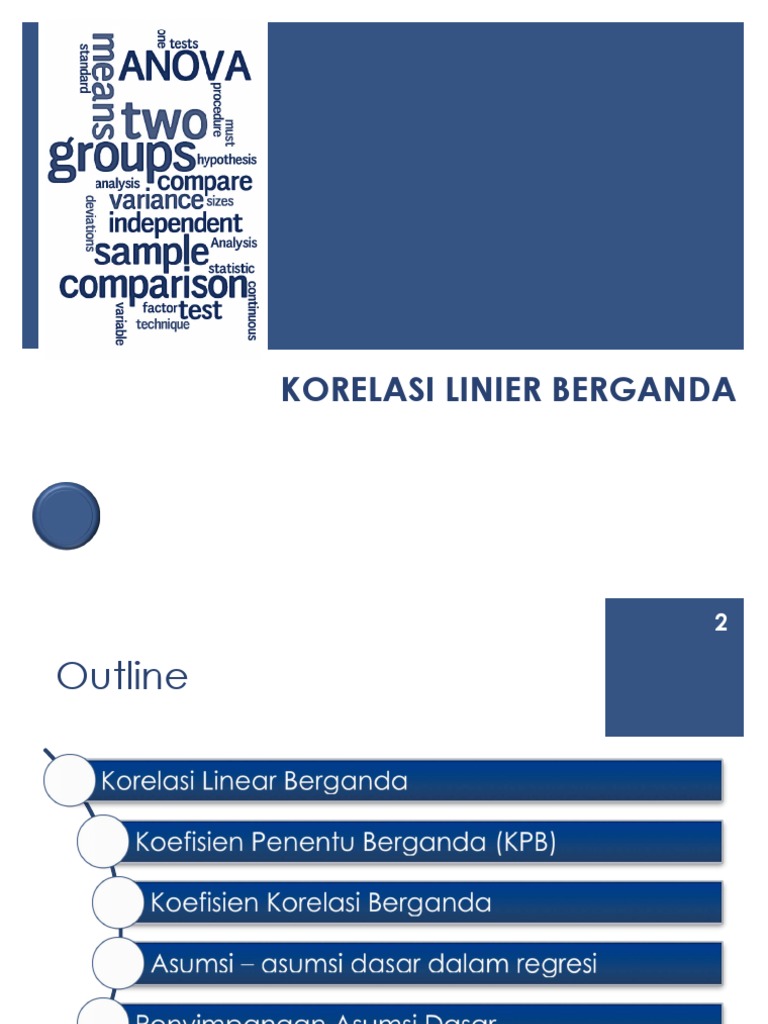 10 - Korelasi Dan Regresi Linear Berganda PDF | PDF
