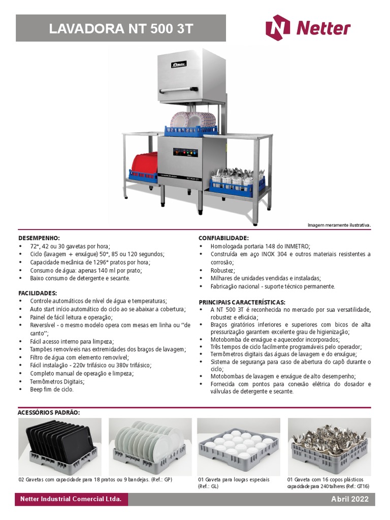 NT 500 3T - Descritivo Técnico | PDF
