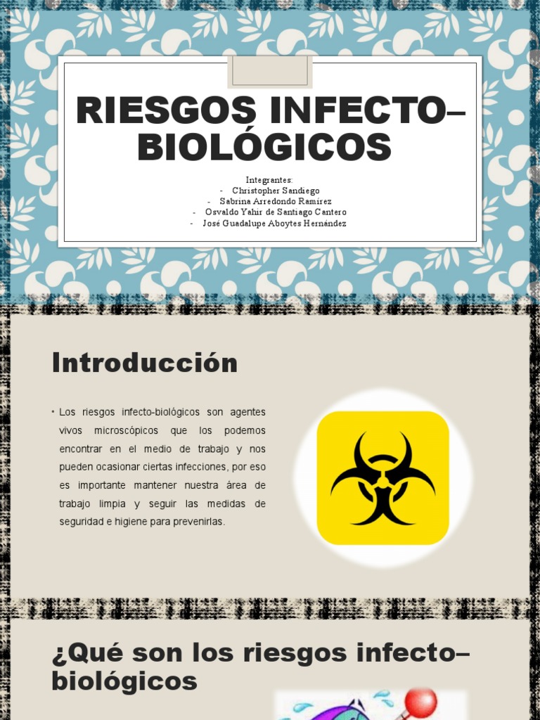 Riesgos Infecto-Biológicos | PDF | Virus | Patógeno